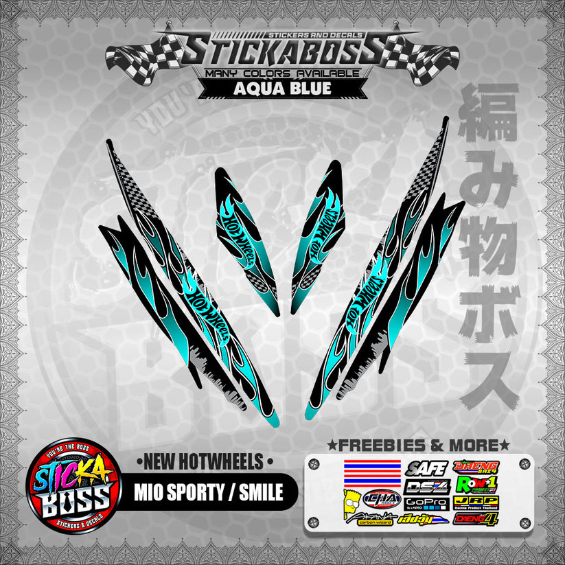 MIO SPORTY / SMILE DECALS ( NEW HOTWHEELS )【WITH FREEBIES】 – StickaBoss