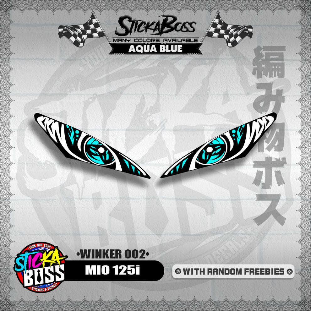 MIO I 125 (WINKER 002) TRANSPARENT【WITH FREEBIES】 – StickaBoss