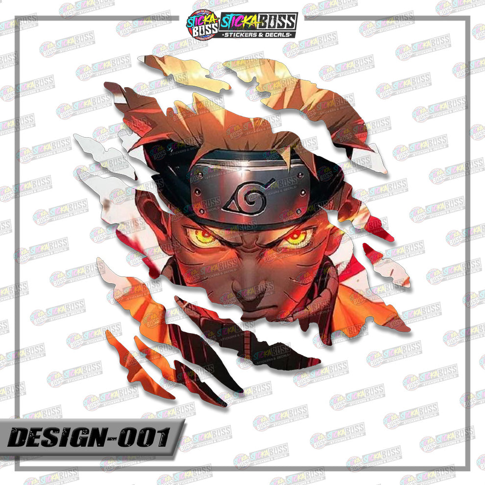 NARUTO PART 2 | ANIME SCRATCH STICKER【VINYL PRINTED】( LAMINATED / WATE ...