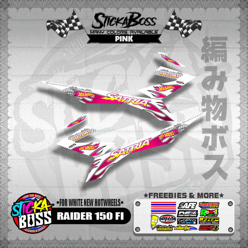 RAIDER 150 FI DECALS ( FOR WHITE NEW HOTWHEELS )【WITH FREEBIES ...